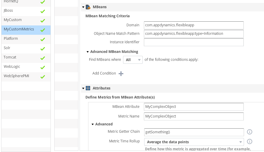 Configure JMX Metrics from MBeans Configure JMX Metrics from MBeans
